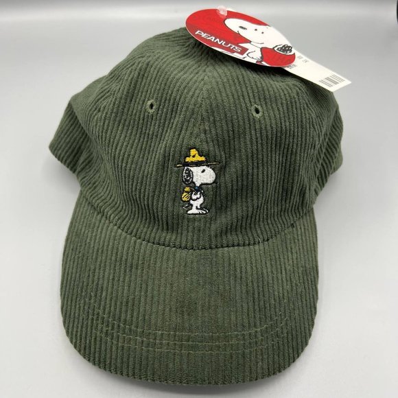 Peanuts | Accessories | Snoopy Logo Peanuts Corduroy Hat Strapback Cap ...
